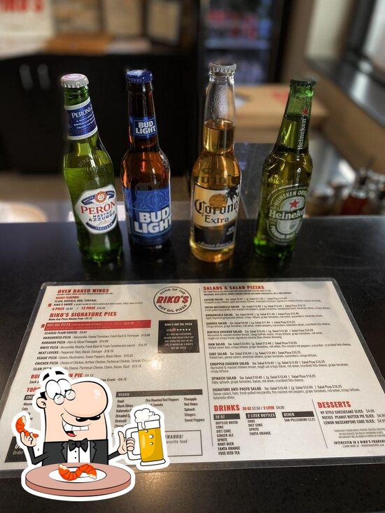 Menu at Riko's Pizza pizzeria, Mineola