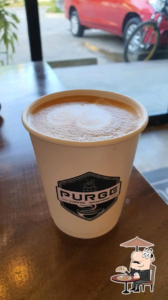 Menu at Purge Coffee Roasters, Davao City