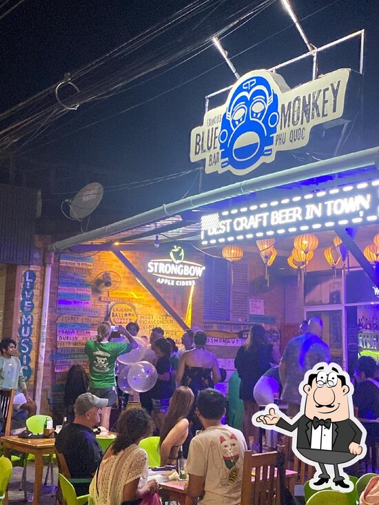 Menu at Blue Monkey Bar, Phu Quoc