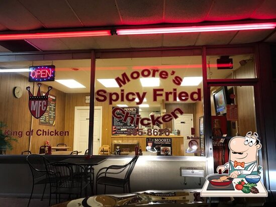 Menu at Moore's Spicy Fried Chicken restaurant, Hendersonville
