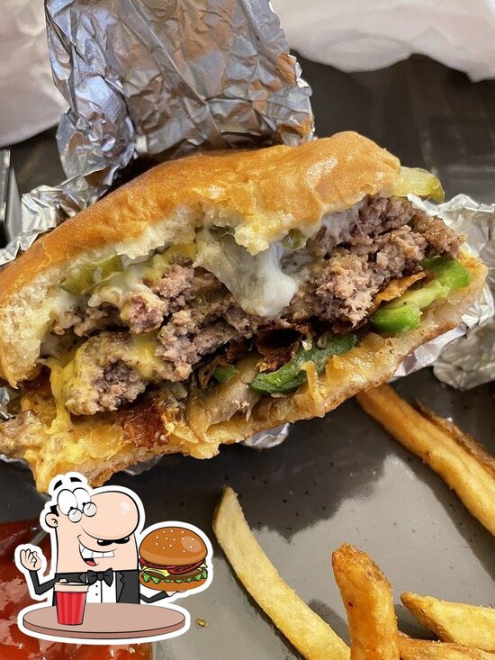 Menu at One and Only Burgers and Fries restaurant, Sherman