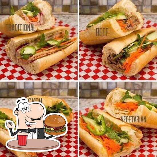 Menu at Franky's Banh Mi restaurant, Saskatoon, 133 21st St E