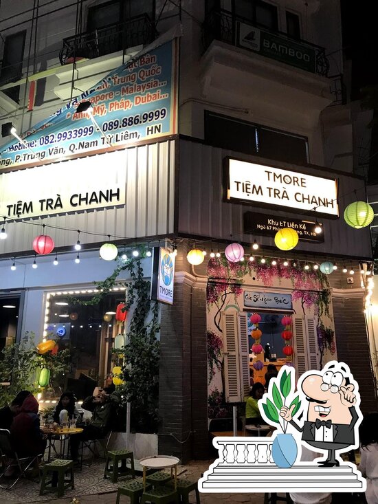 Menu at Tmore Tea cafe, Hanoi