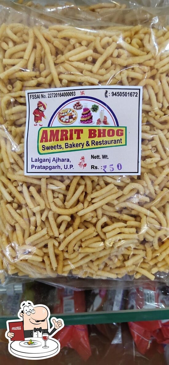Menu at Amrit Bhog Sweets,Bakery & Restaurant, Lalganj Ajhara