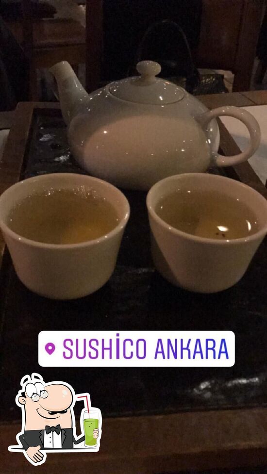 Menu at SushiCo, Ankara