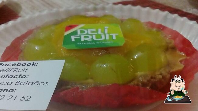 Menu at Deli-Fruit, Oaxaca