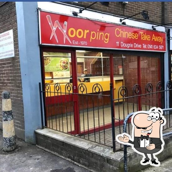 Menu at Woor Ping fast food, Glasgow