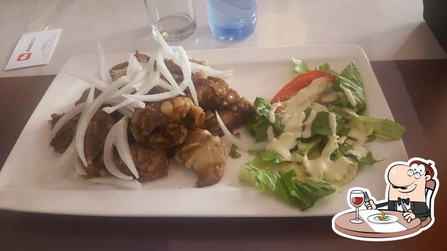 Menu at Chez Maria, Anderlecht, Av. Clemenceau 50