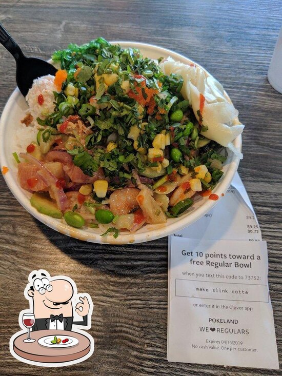 Menu at Poke Land restaurant, Port Hueneme, 601 W Channel Islands Blvd