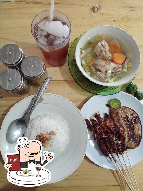 Menu at Sateria restaurant, Serang