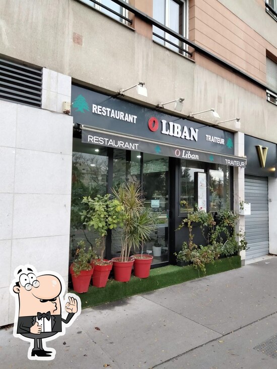 Menu at O Liban restaurant, Courbevoie