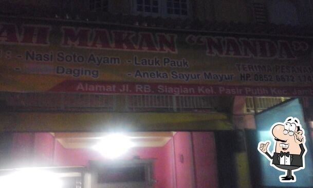 Menu at Rumah Makan Nanda restaurant, Jambi