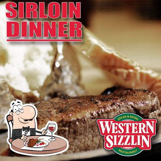 Menu at Western Sizzlin steakhouse, Adel