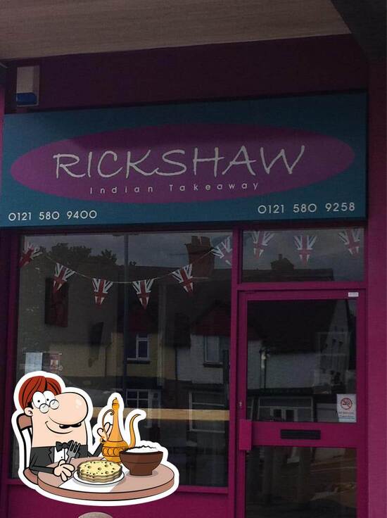 Menu at Rickshaw Indian Takeaway fast food, Sutton Coldfield