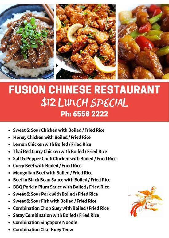 Menu at United Chinese Restaurant, Gloucester, 32 Denison St