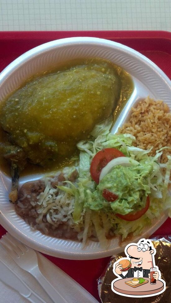 Menu at Pineda Tacos restaurant, West Saint Paul