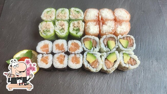 Menu at Sushi Hut, Herstal