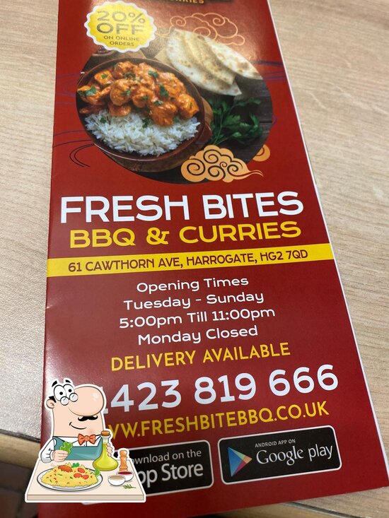 Fresh Bite BBQ & Curries, Harrogate - Restaurant menu, prices and reviews