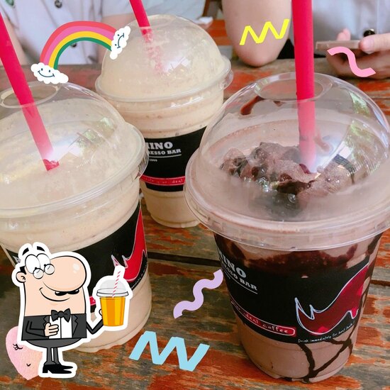 Menu at Rhino Espresso Bar, Bangkok, Kasetsart University