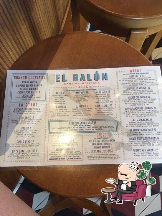 El Balón Mexican Bar & Grill, Yonkers - Menú del restaurante, precios y ...