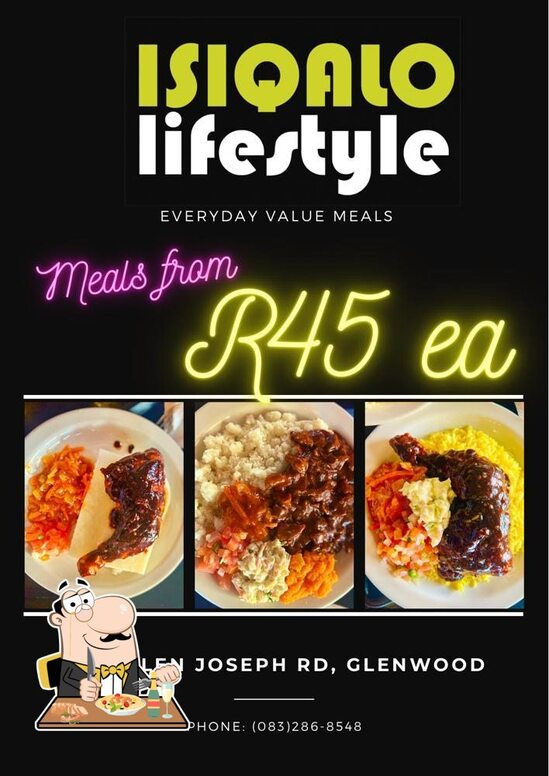 Menu at Isiqalo Lifestyle Bar, Durban