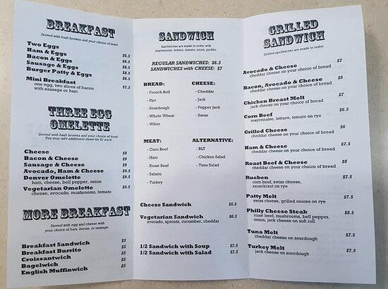 Menu at Cactus Cafe, San Ramon, Crow Canyon Pl # 115
