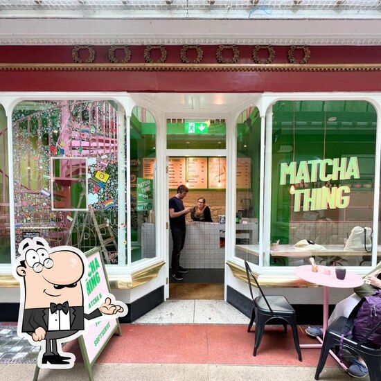 Menu at Matcha Thing cafe, Bath