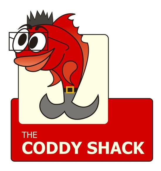 Menu at The Coddy Shack fast food, Looe