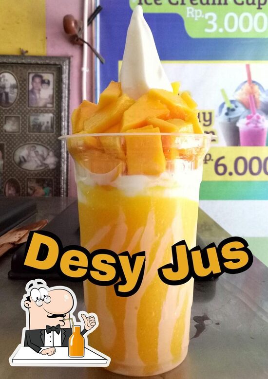 Menu at Desy Jus Rawadas cafe, East Jakarta