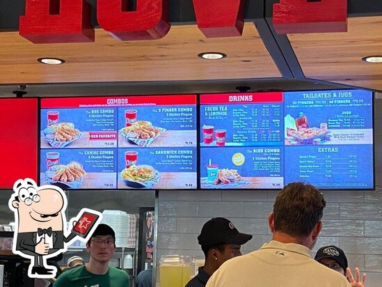 Menu at Raising Canes fast food, Fairless Hills