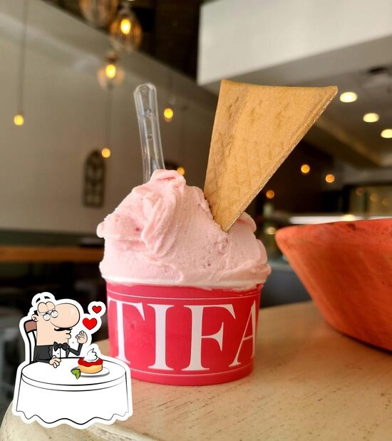 Carta del postres Tifa Chocolate & Gelato, Charlotte
