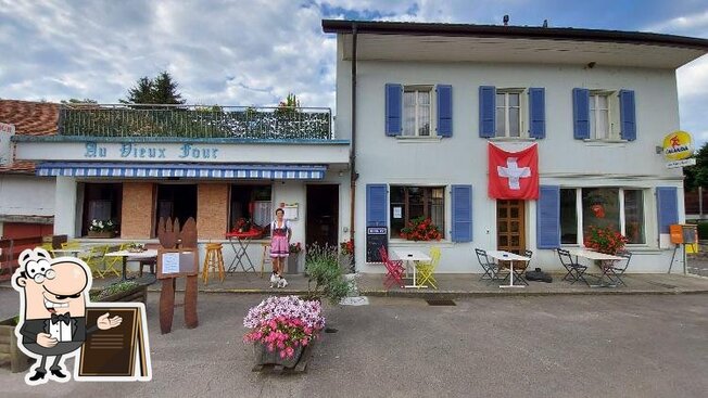 Menu au Au Vieux Four à Delley, Delley-Portalban
