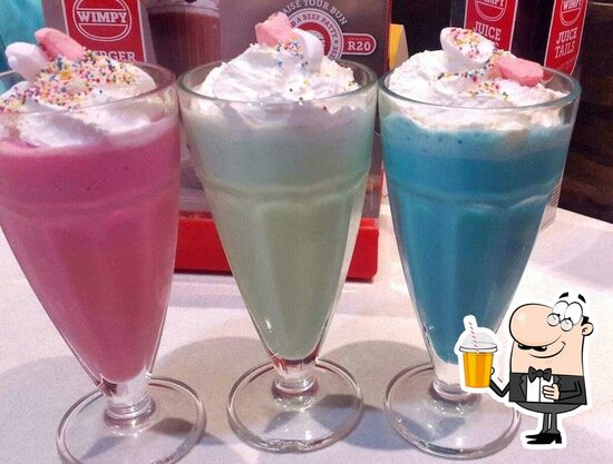 Menu at Wimpy restaurant, Johannesburg, Shop 57