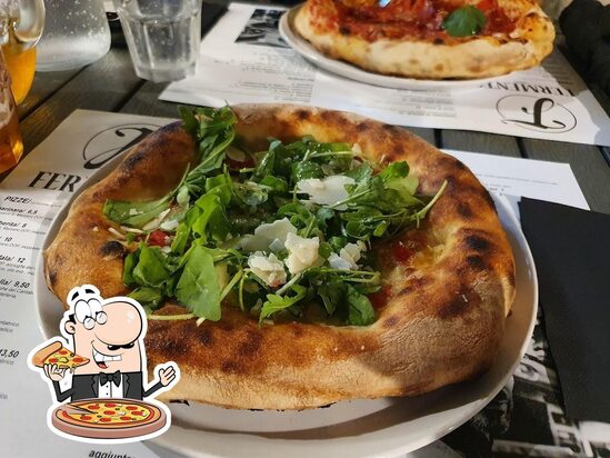 Menu at Fermento 1889 pizzeria, Florence