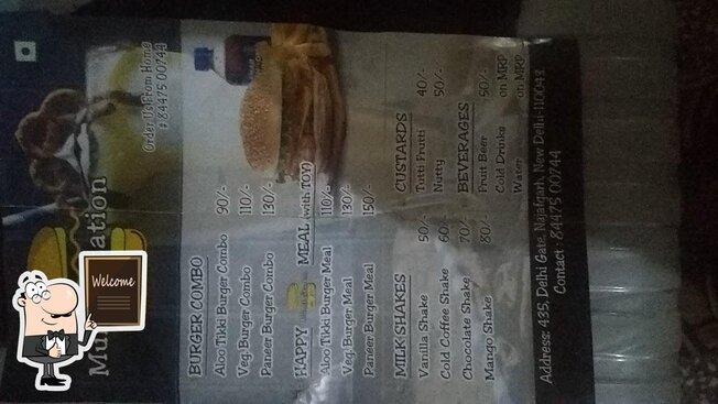 Munch Station, New Delhi - Restaurant menu, prices and reviews