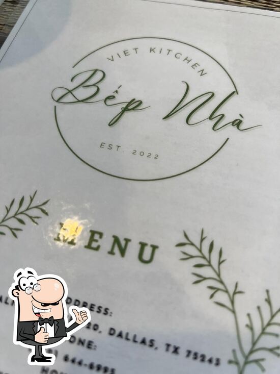 Menu at Bếp Nhà (Viet Kitchen) restaurant, Dallas