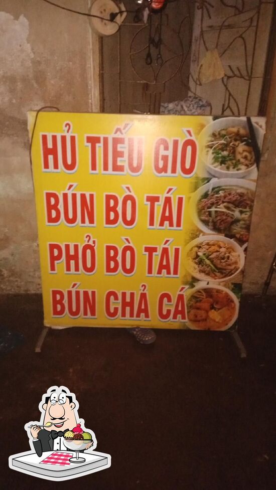 Menu at Quán hủ tiếu, Phan Rang–Tháp Chàm