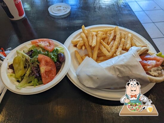 Menu at Simply Greek restaurant, Oakland