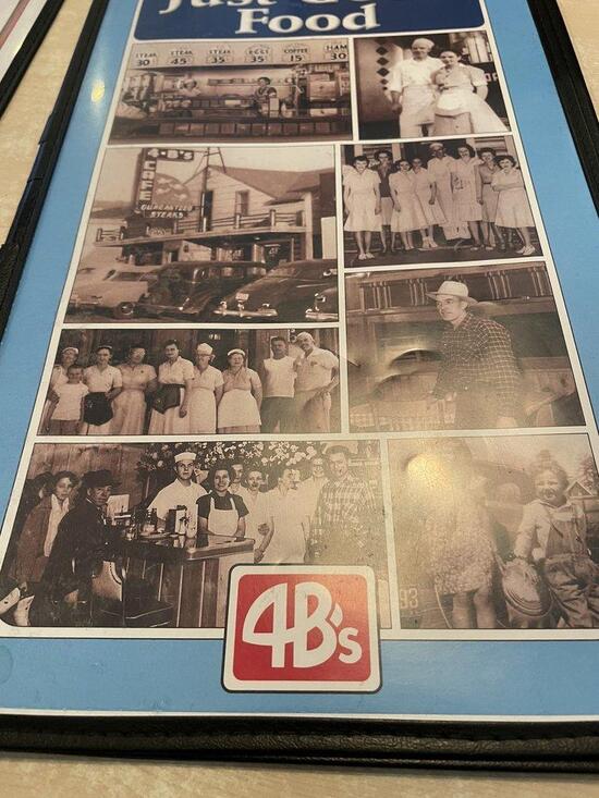 Menu at 4B's Restaurant of Polson, Polson
