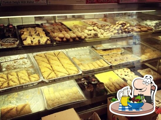 Carta de Greek Town Bakery, Baltimore, Eastern Ave