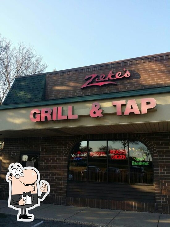 Menu at Zeke's Place restaurant, Bloomington