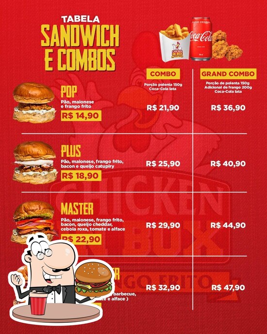 Menu em Chicken In Box - Frango Frito restaurante, Sapiranga