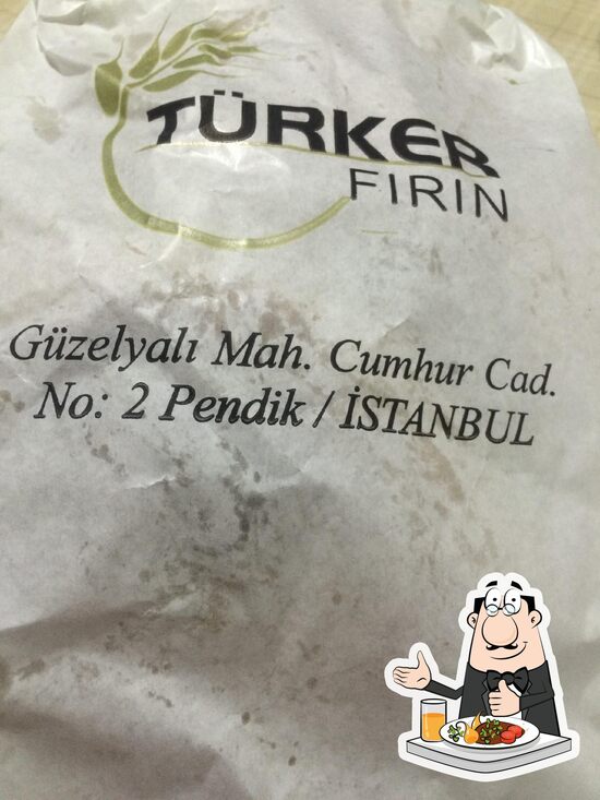 Menu at TÜRKER FIRIN, Istanbul