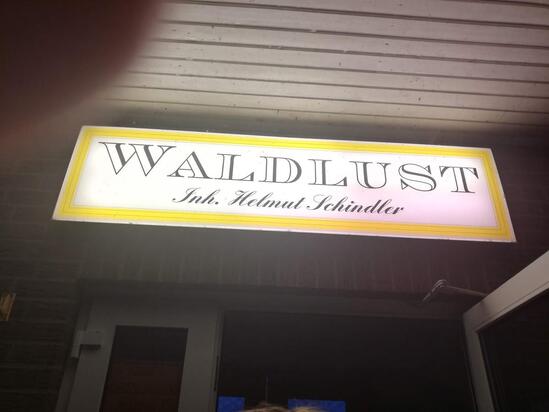 Speisekarte von Waldlust Inh. H. Schindler restaurant, Deutschland