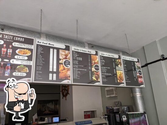 Carta del restaurante Alex’s Fish Chips, Oldham