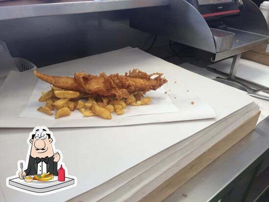 Menu at A & M Fisheries fast food, Hull