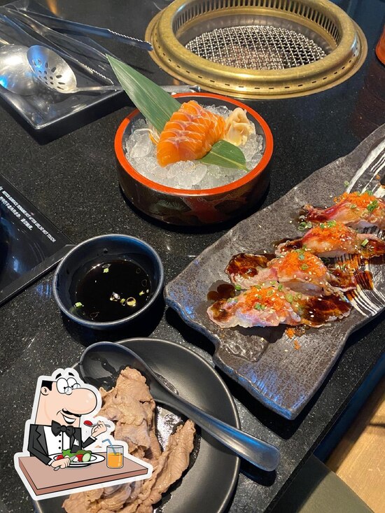 Menu at Hajime Robot Restaurant, Bangkok