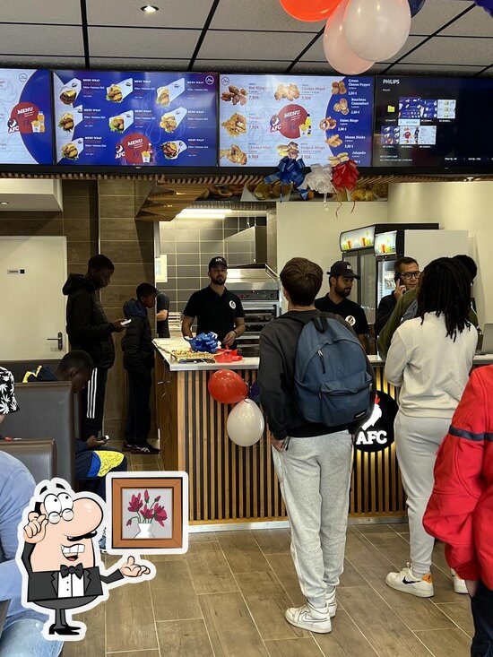 Menu at AFC Authentic Fried Chicken restaurant, Poitiers
