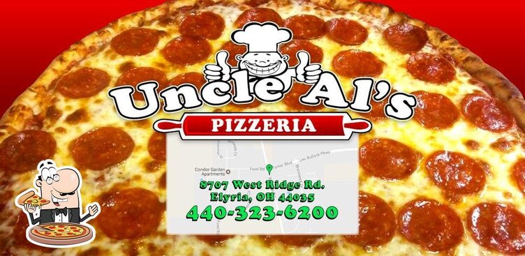 Menu of uncle al's pizzeria, Elyria - reviews and ratings
