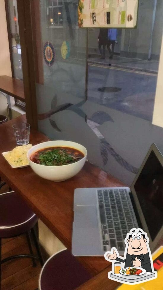 Menu at one bowl restaurant, Adelaide